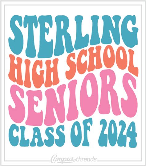 1104 Senior Class Retro Warped Shirt High School Shirts