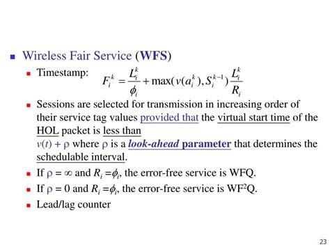 Ppt An Overview Of Scheduling Algorithms In Wireless Multimedia Networks Powerpoint
