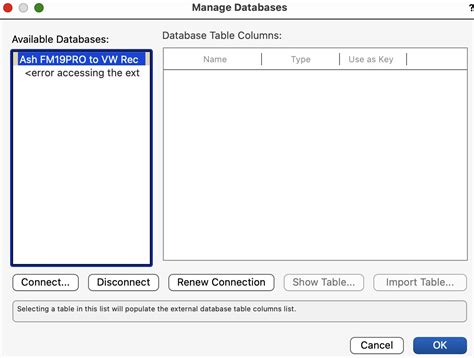 Link To Odbc Database Architecture Vectorworks Community Board