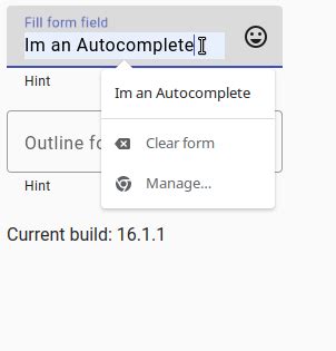 Bug Mat Input MatInput S Autofill Styling Only Covers Part Of The Displayed Input Issue