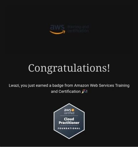 Awscloudpractitioner Aws Cloudpractitioner Cloudcomputing Developer Tebogo Tseka