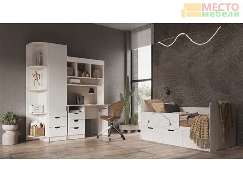 Стол с ящиками Юниор 4 шарли белый купить в Санкт Петербурге Письменные столы от магазина