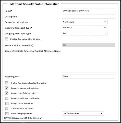 Which Two Steps Complete The Configuration Of The Sip Trunk Security Profile Exam4training