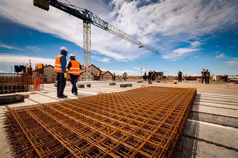 Square Armature Rods On The Ground Of Building Site Editorial Stock Image Image Of Civil Real