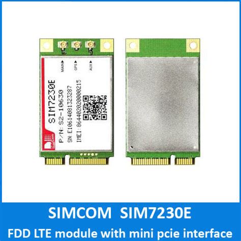 SIMCOM LTE Module SIM7230E FDD LTE Module Suppor TCP IP IPV4 V6 Multi PDP