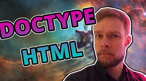 What Is Doctype In Html Documents And Why Do You Have To Specify It Youtube