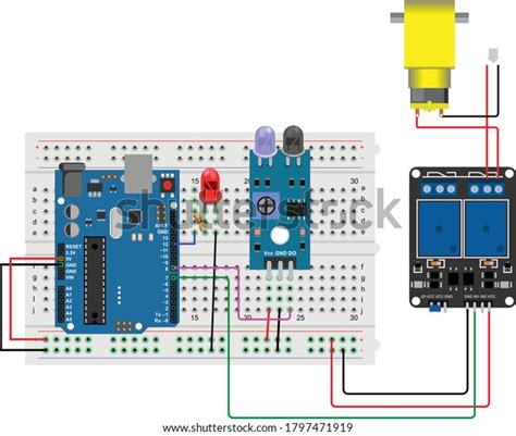 Automatic Fan Arduino Based Automatic Fancooler Stock Vector Royalty Free