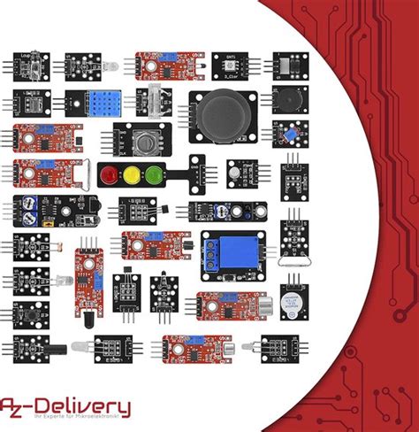 Azdelivery 3 X 35 In 1 Microcontroller Sensorenki Module Kit En