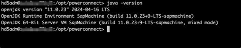 powerconnect for sap hana db agent installation