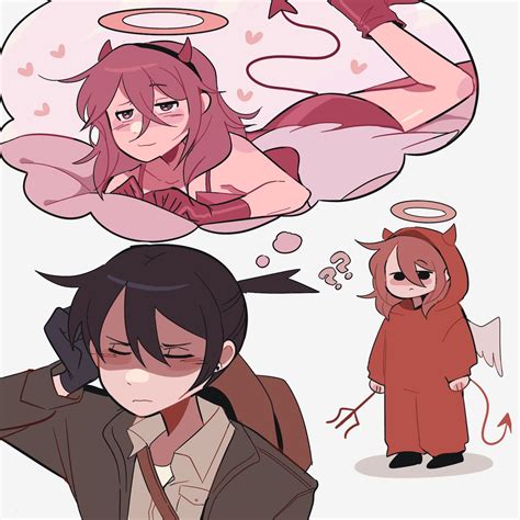 Aki And Angel Personagens De Anime Cantadas Nerds Desenhos De Anime