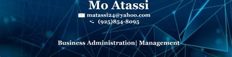 Mo Atassi Aspiring Management Consultant Business Strategy And Insight Driven Decision Making