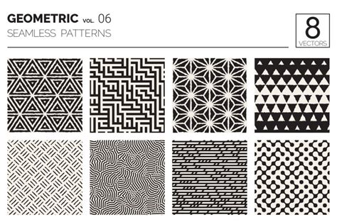 Abstract Hand Drawn Seamless Background Patterns Vector Image