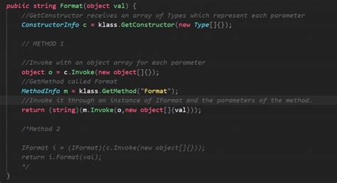 Csharp Trying Out Reflection In C Feels So Much More Intuitive Than