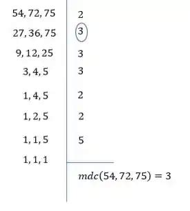 Calcule o que se pede c mdc Cálculo