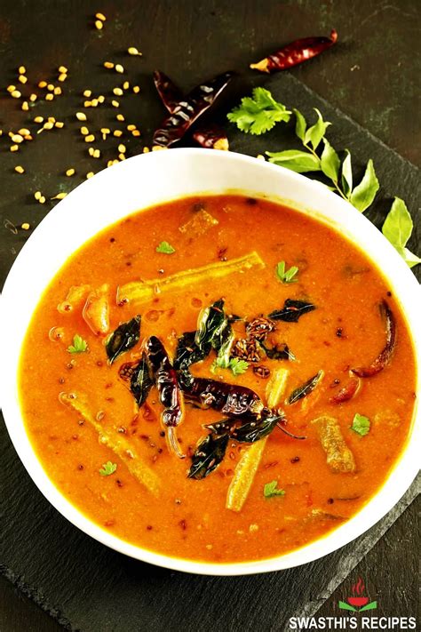 Sambar Recipe How To Make Sambar Swasthis Recipes