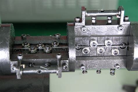 CNC SPRING COILER Stock Photo Image Of Easy Flexibility 127952082