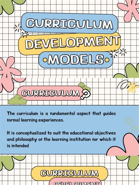 Curriculum Development Models Pdf Conceptual Model Curriculum