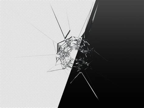 유리에 총알 쏘기 프리미엄 Psd 파일