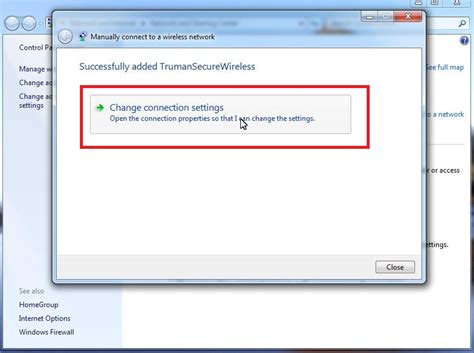 Connecting To Secure Wireless Network In Windows 7 Information
