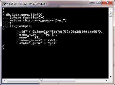 Cara Menggunakan Evaluation Operator Pada Mongo Database Langsungkoding