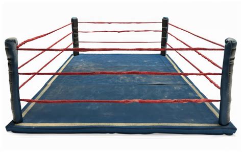 Premium Photo The Impactabsorbing Boxing Mat On White Background