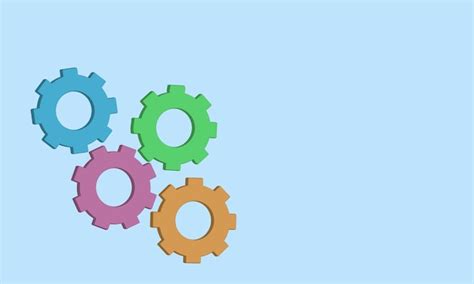 Premium Vector Colorful Gear Array Icons As Background And For