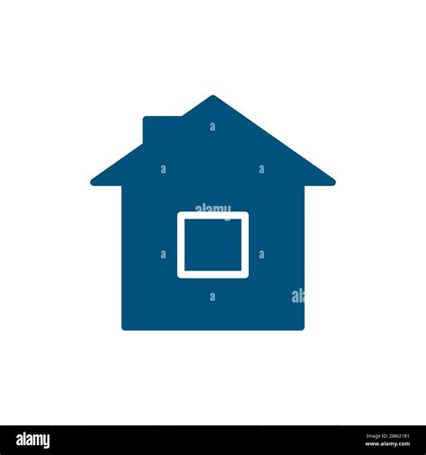 Minimal House Home Icon For Web Homepage Symbol Stock Vector Illustration Isolated On White