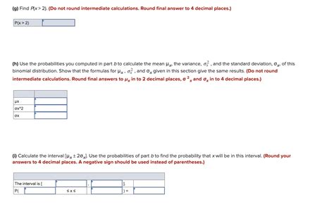 Solved Suppose That X Is A Binomial Random Variable With