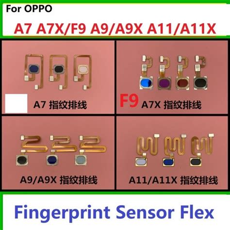 For Oppo A A X A F A A X A A X Touch Id Home Button Key Fingerprint Sensor Flex Cable