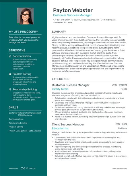 3 Customer Success Manager Resume Examples And How To Guide For 2024