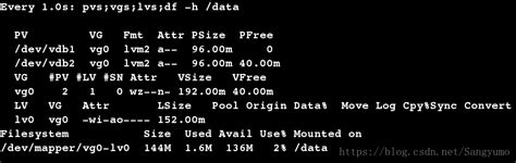 linux之系统 lvm 管理 linux xfs同步lvm csdn博客