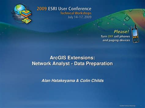 PPT ArcGIS Extensions Network Analyst Data Preparation PowerPoint Presentation ID 160899