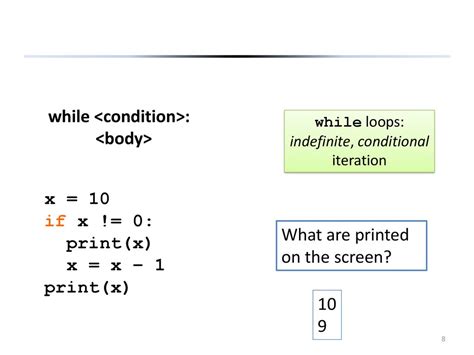 while loops in python ppt download