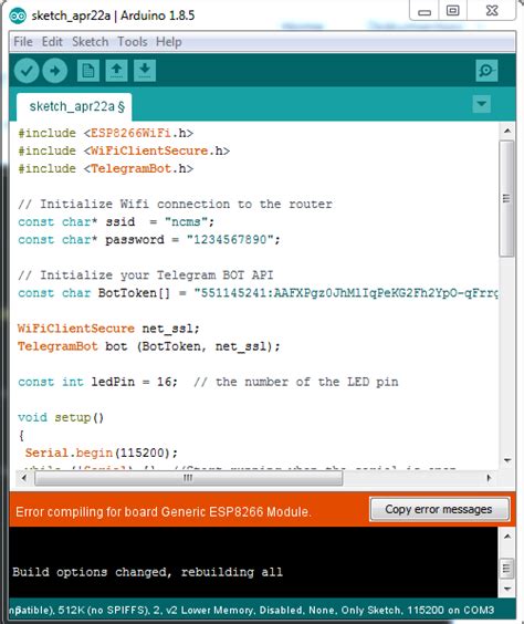Esp8266 Iot Telegrambot Kontrol Relay Lampu Via Internet Warriornux