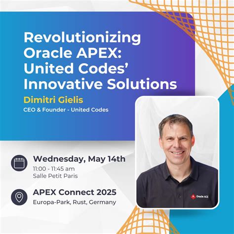 Oracleapex Innovation Enterprisetools Datavisualization Apexconn25