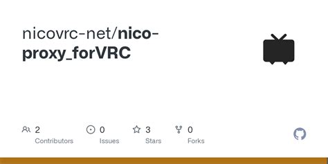 Github Nicovrc Net Nico Proxy Forvrc