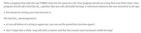 Solved Write A Program That Asks The User Three Times For