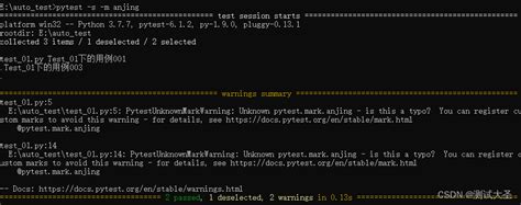 Pytest自动化测试实战之执行参数 Csdn博客