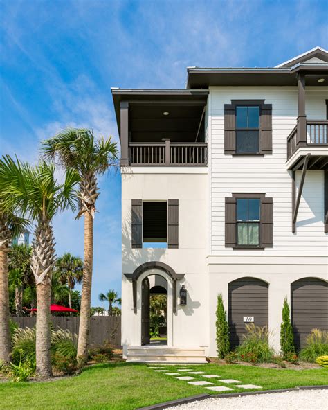 Entrance Approach Beach Style Exterior Miami By Dalrymple