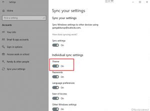How Do I Sync My Settings In Windows Steps Techs Gizmos