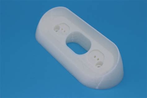 White Angle Mount Bracket For Nest Hello Video Doorbell Wide Base KEEPITFIRE