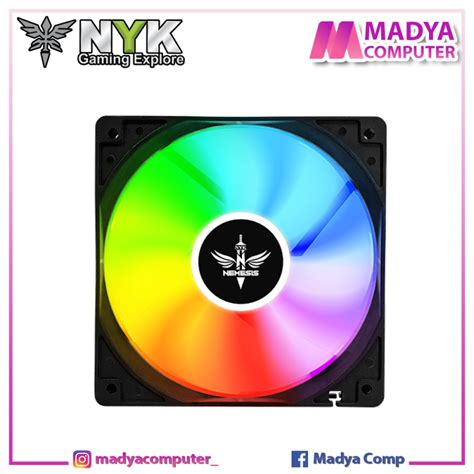 AKSESORIS Fan Casing PC Komputer Fan Casing NYK Flows 12cm RGB Fan Casing PC MADYA