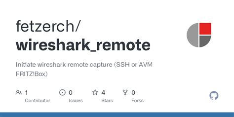Github Fetzerch Wireshark Remote Initiate Wireshark Remote Capture