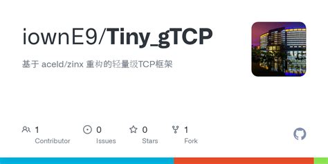 Github Iowne9tinygtcp 基于 Aceldzinx 重构的轻量级tcp框架