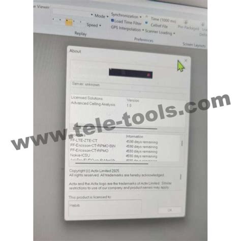 Actix Analyzer Telecom Tools