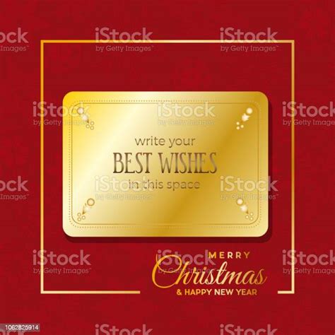 최고의 소원을 빈 프레임에 삽입 합니다 기쁜 성 탄과 새 해 복 많이 받으세요입니다 인사말 초대장 또는 메뉴 커버 벡터 배경 가리기에 대한 스톡 벡터 아트 및 기타 이미지