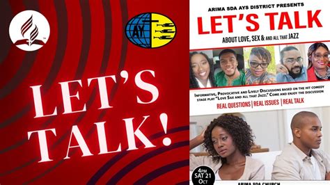 LET S TALK ABOUT LOVE SEX All That JAZZ Arima SDA District AYS Society YouTube