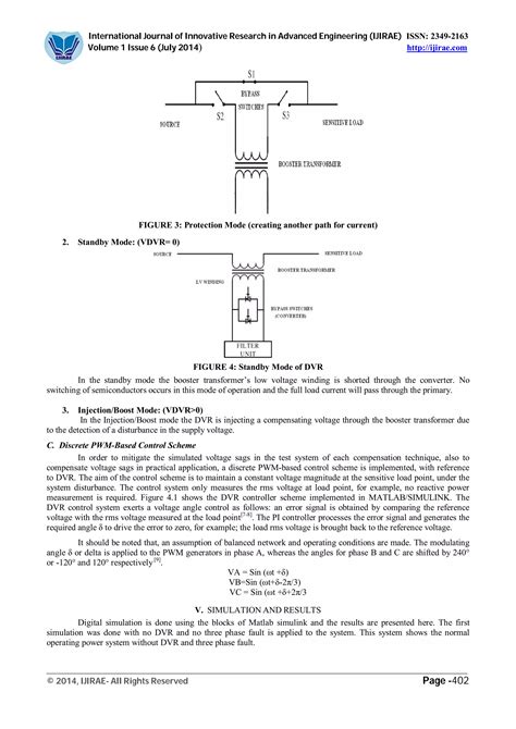 Enhancement Of Power Quality Problem By Using Dynamic Voltage Restorer Pdf