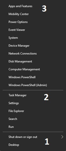 Show Control Panel In Winx Menu In Windows 10 Techcult