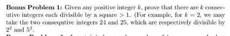 Solved Given Any Positive Integer K Prove That There Are K